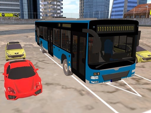 Bus Parking Cityscape Depot - ParkingGames.online 🕹️